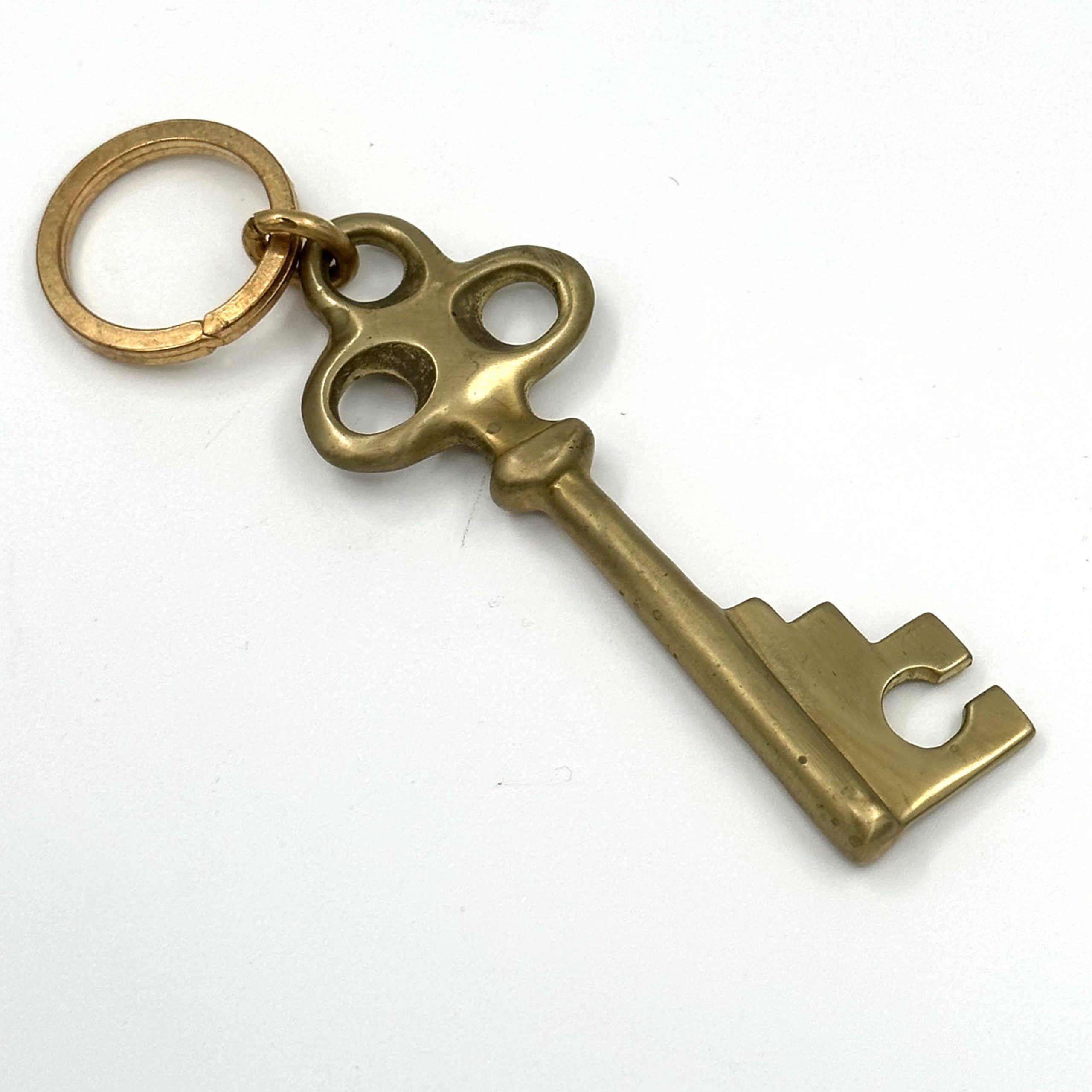Robert Lee Morris Giant Brass Key Keychain | Robert Lee Morris Gallery