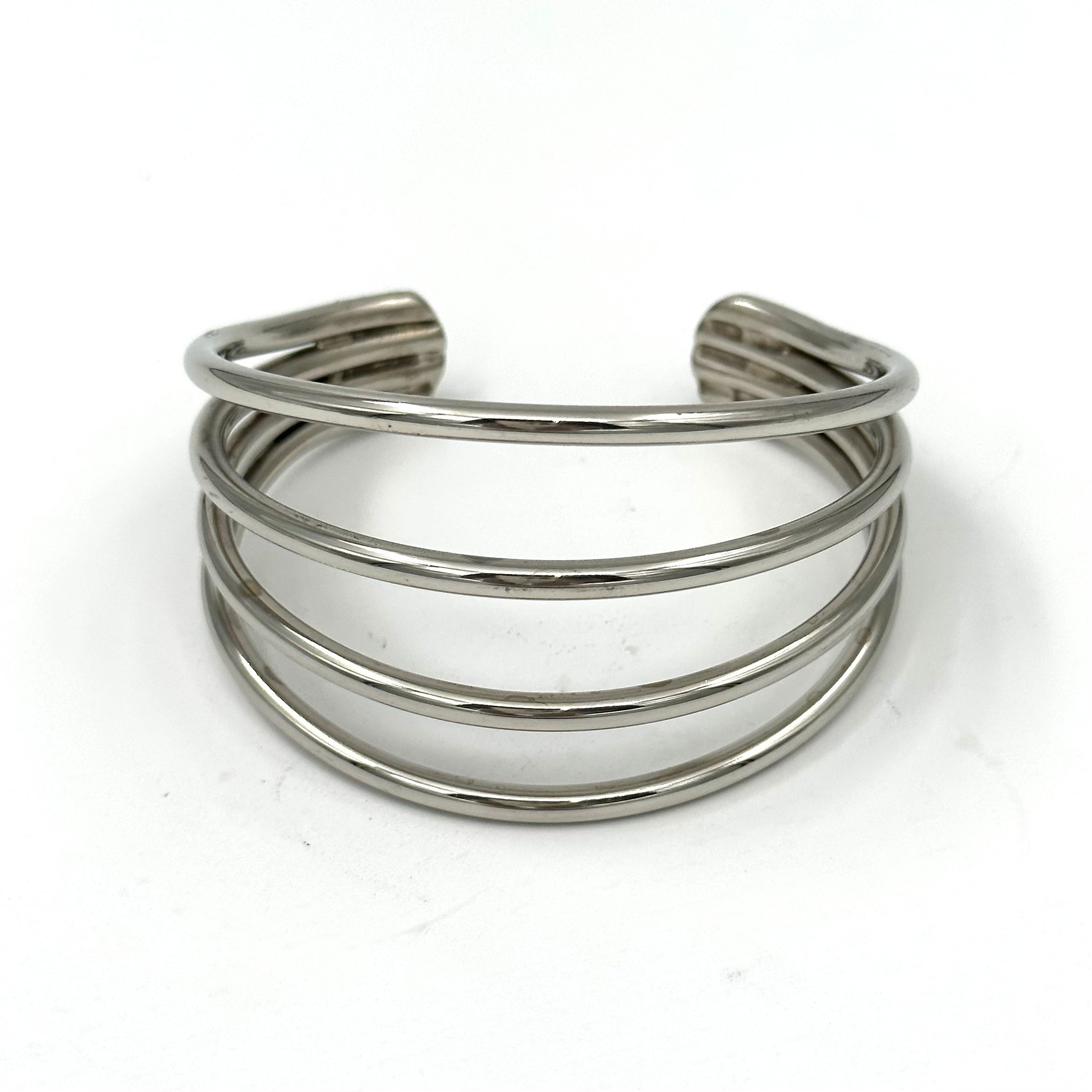 Robert Lee Morris Sterling Silver 4 Wire Slinky Cuff | Robert Lee ...