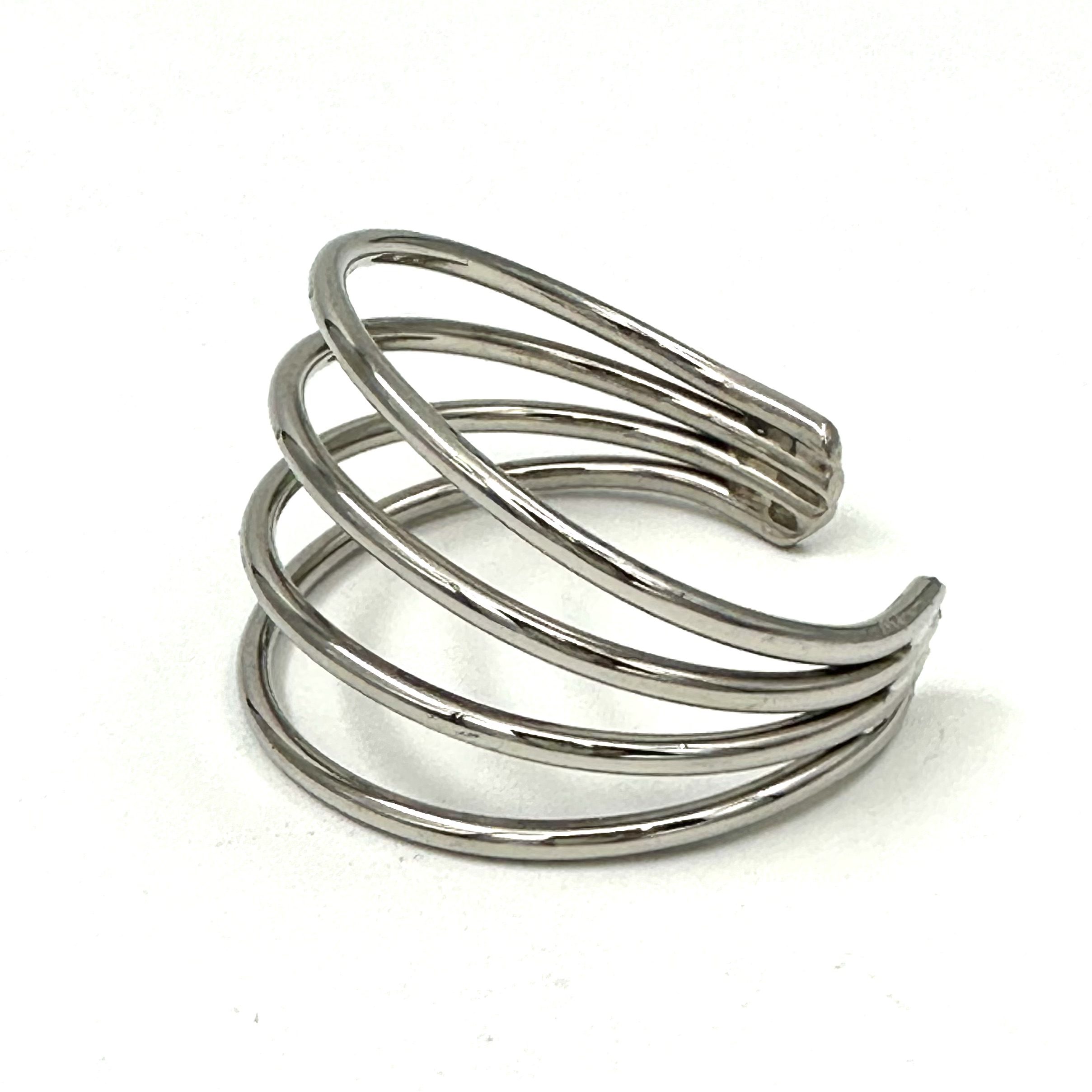 Robert Lee Morris Sterling Silver 4 Wire Slinky Cuff | Robert Lee ...